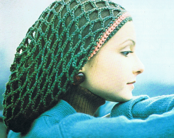 Rasta Tam Crochet Pattern PDF (T203) Vintage - Etsy