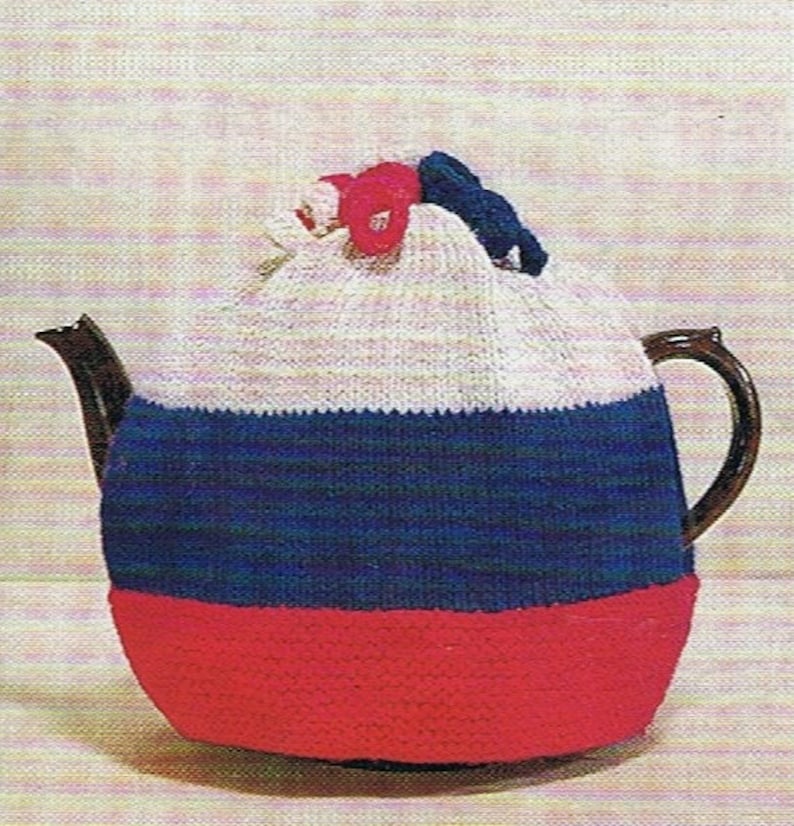 1960s Retro Tea Cosy Pattern 6 Knitting Patterns Tea Cozy PDF SIX ...