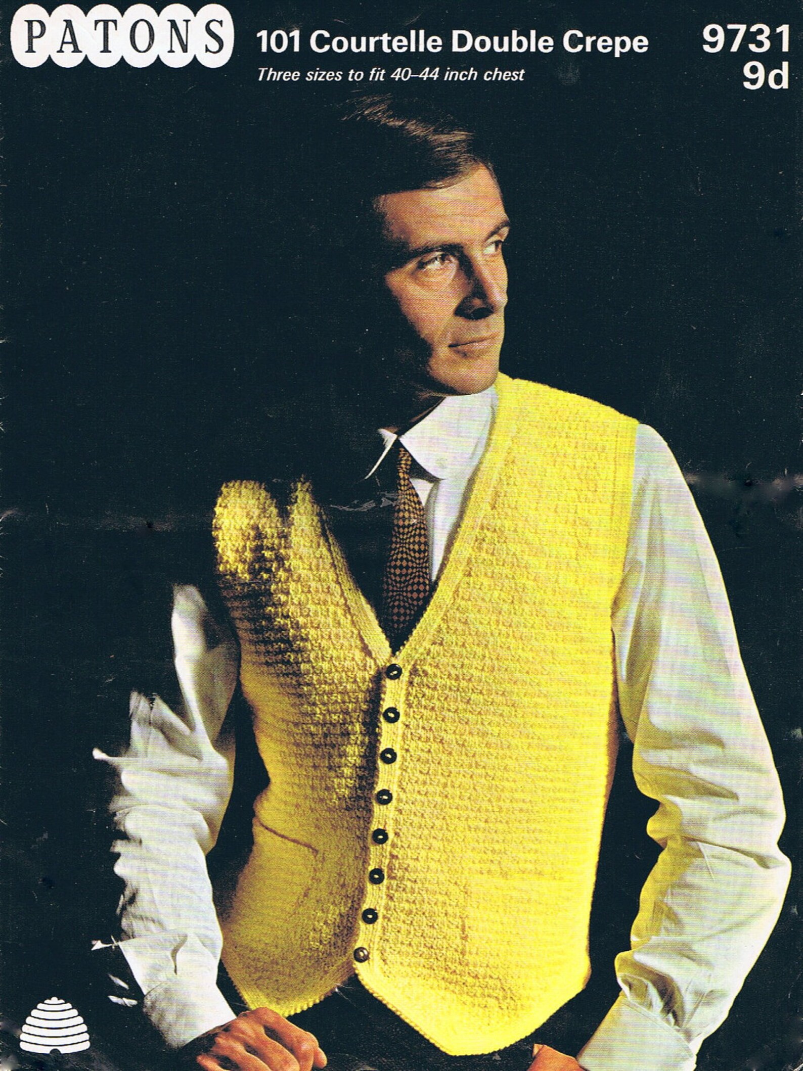 Smoothie Man's Waistcoat Vintage 1970s Knitting Pattern PDF (T145) - Etsy