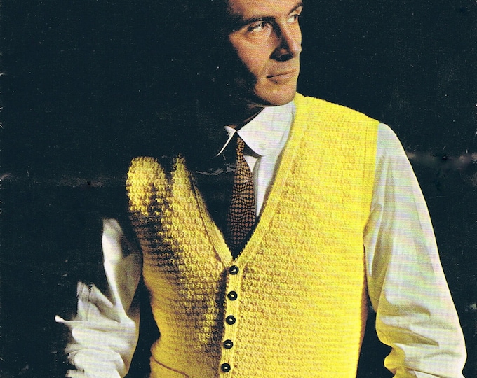 Starsky and Hutch Cardigan Vintage Knitting Pattern PDF T171 1970s ...