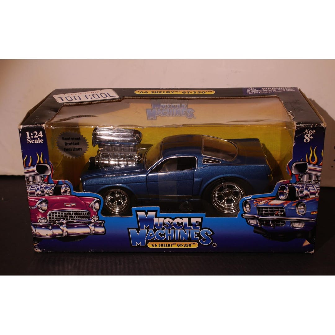 Muscle Machines 66' Shelby GT-350 1/24 Scale Die Cast. (H) - Etsy
