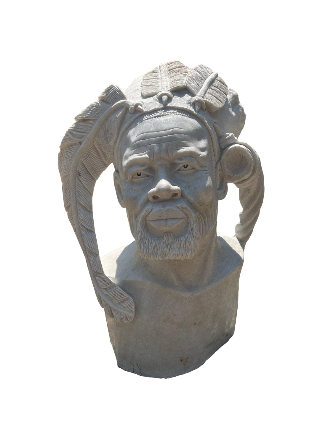 Hand Carved Proud King Sculpture - Etsy