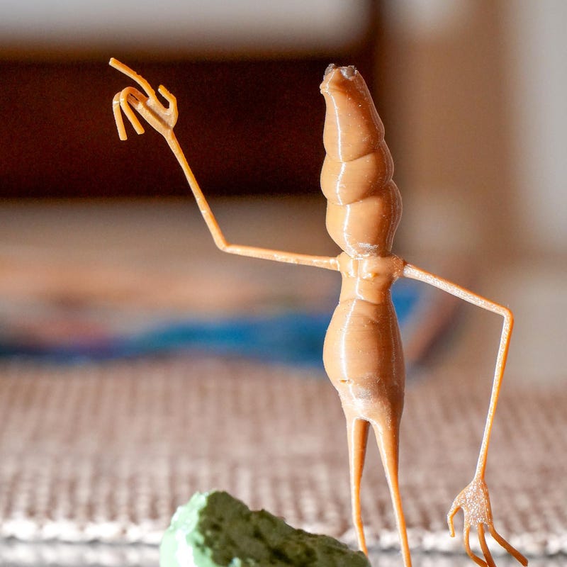 Marcus the Worm Figurine - Etsy