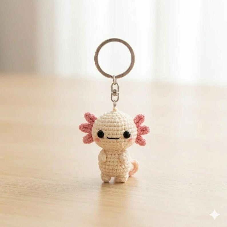 Multiple Handmade Crochet Animal Keychain,cute Amigurumi Panda Capybara ...