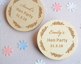 Hen Badges - Etsy UK