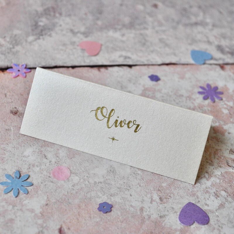 Heart Place Card - Etsy