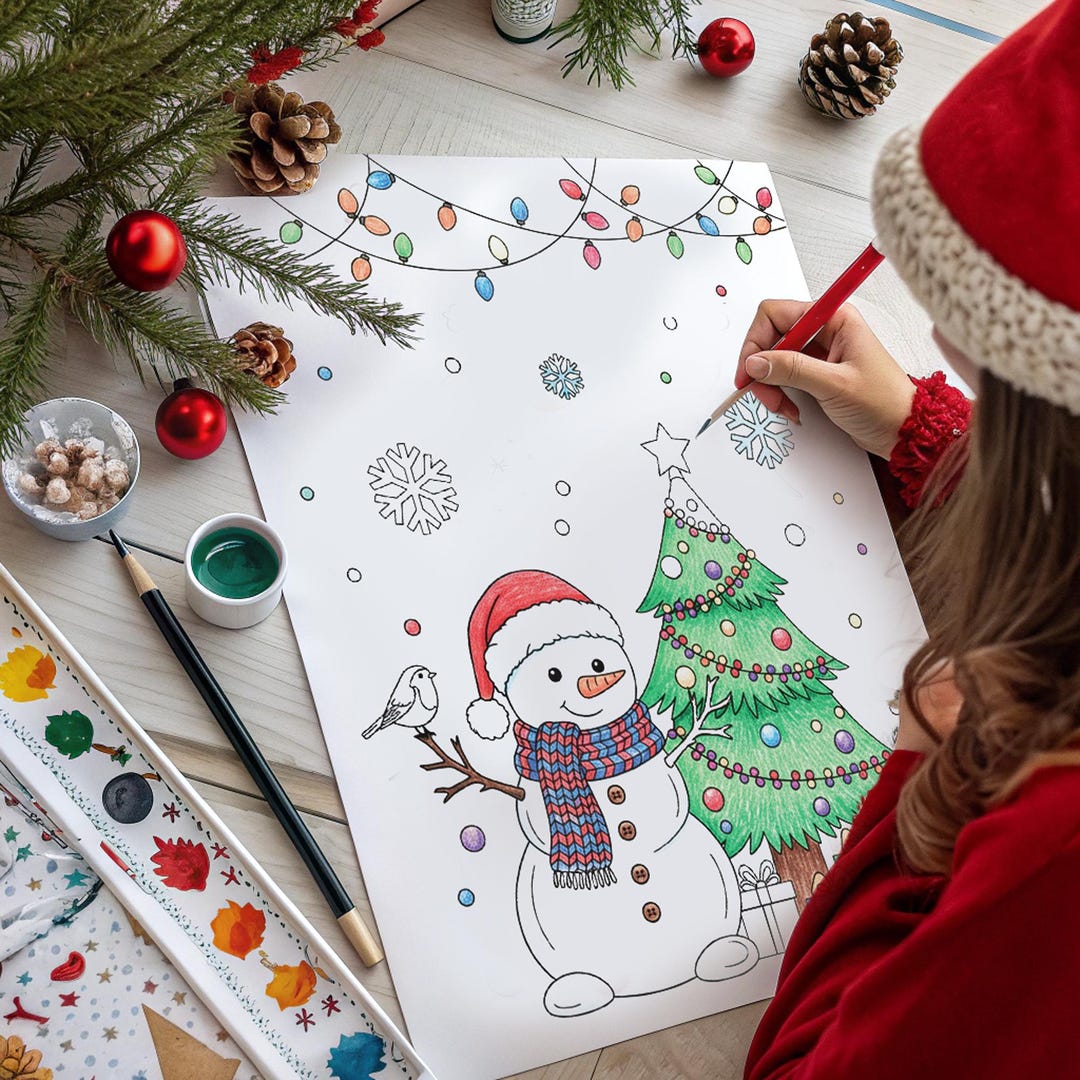 Christmas Coloring Pages, Christmas Coloring Book, Christmas Coloring ...