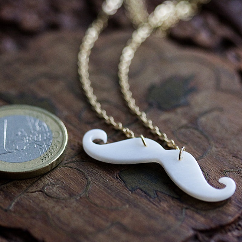 Mustache Necklace - Etsy
