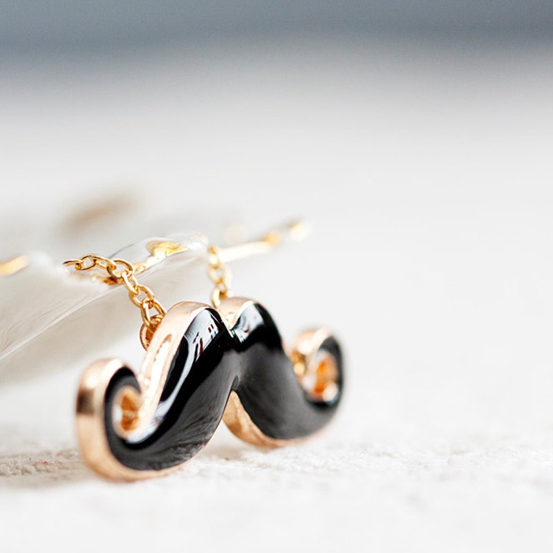 Mustache Necklace - Etsy