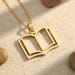 Open Book Pendant Necklace | 925 Sterling Silver for Teachers & Book ...