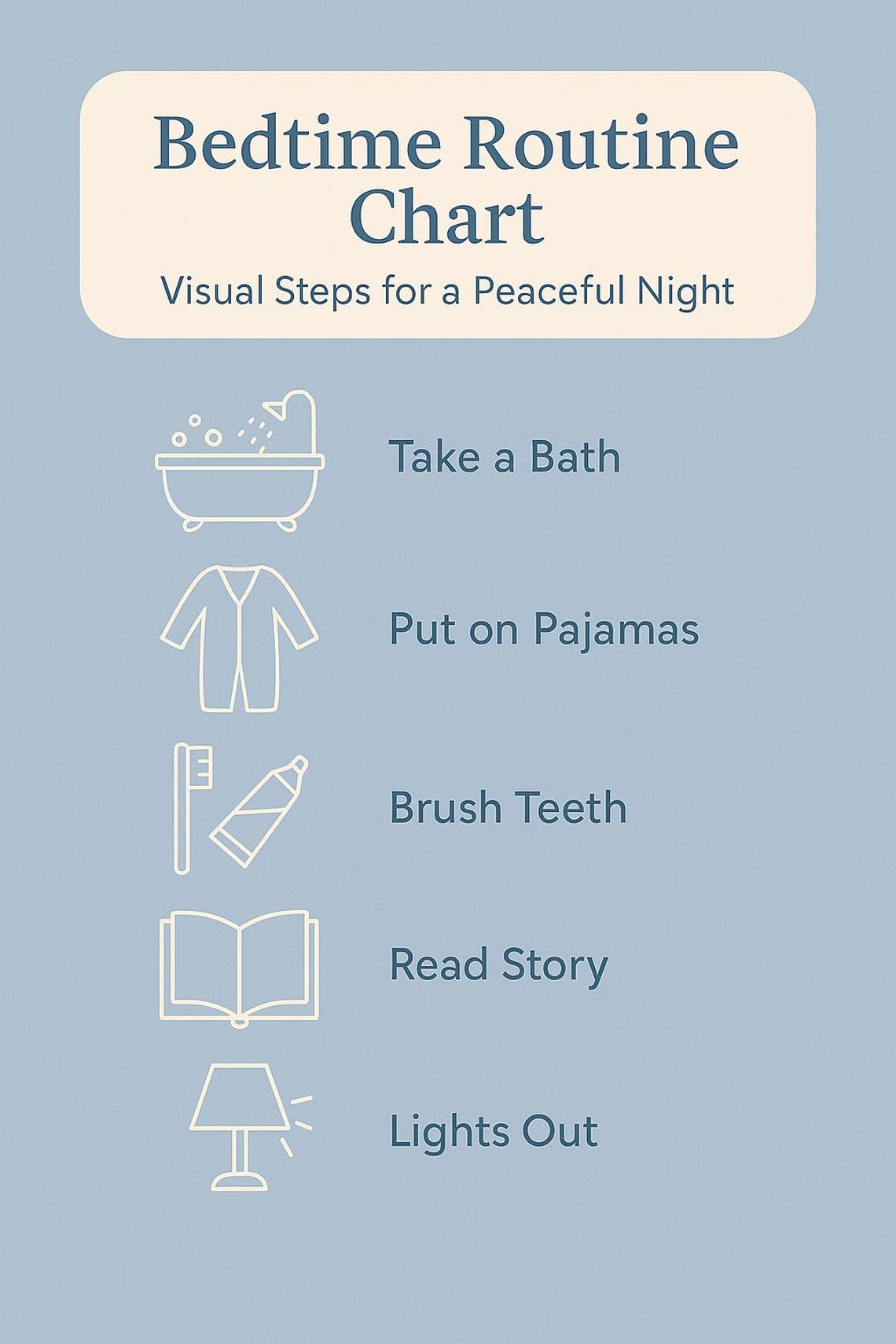 Kids Morning Routine Chart: Visual Aid for Autism & ADHD (printable) - Etsy