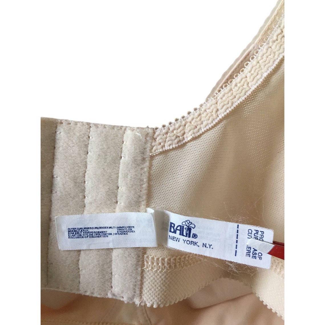 Vintage Bali Bra Union Label Cream Unlined Size 36DD - Etsy