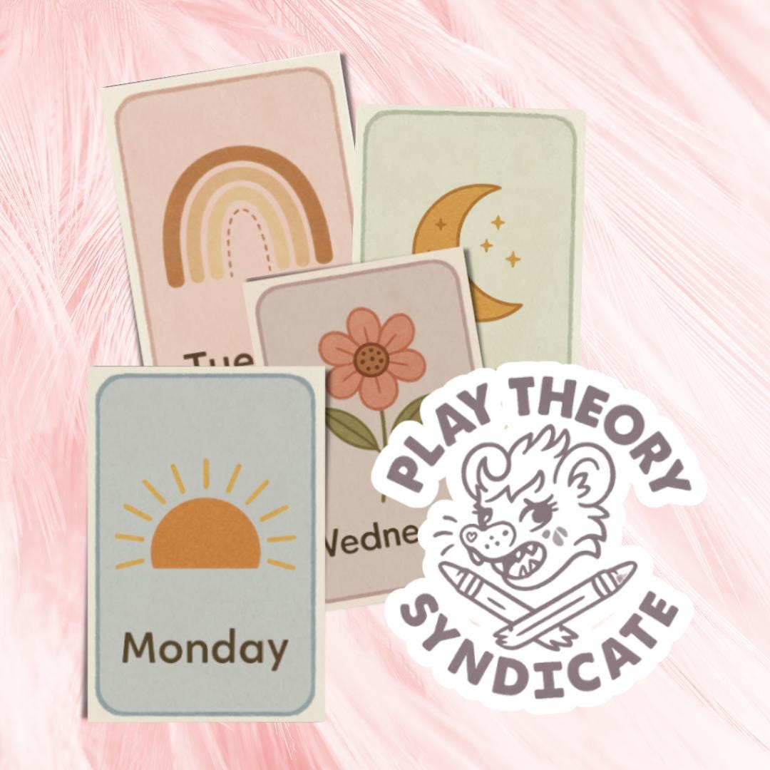 Boho Days of the Week Flashcards | Pastel Calendar Display | Early ...