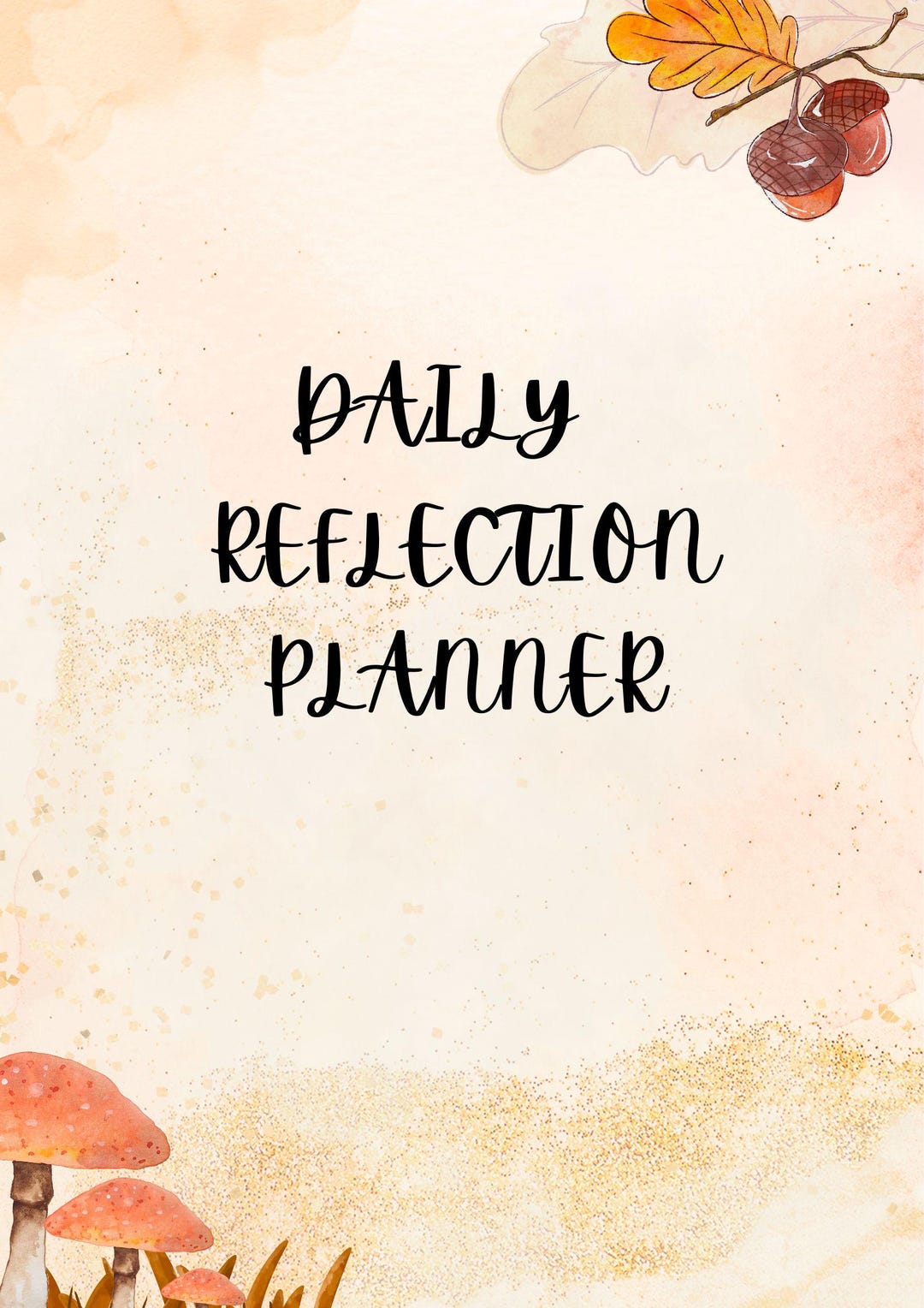 Daily Reflection Printable | Minimal A5 Journal Page | Simple Self ...