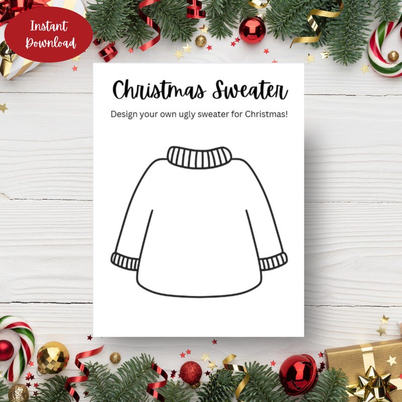 Ugly Christmas Sweater - Etsy