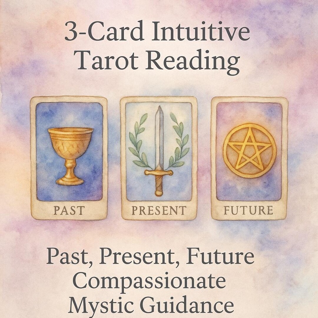 Intuitive 3-card Tarot Reading: Past, Present, Future (PDF) - Etsy