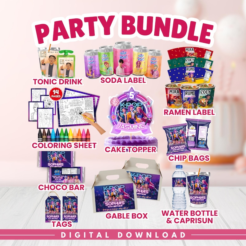 Soda Theme Party Favors - Etsy