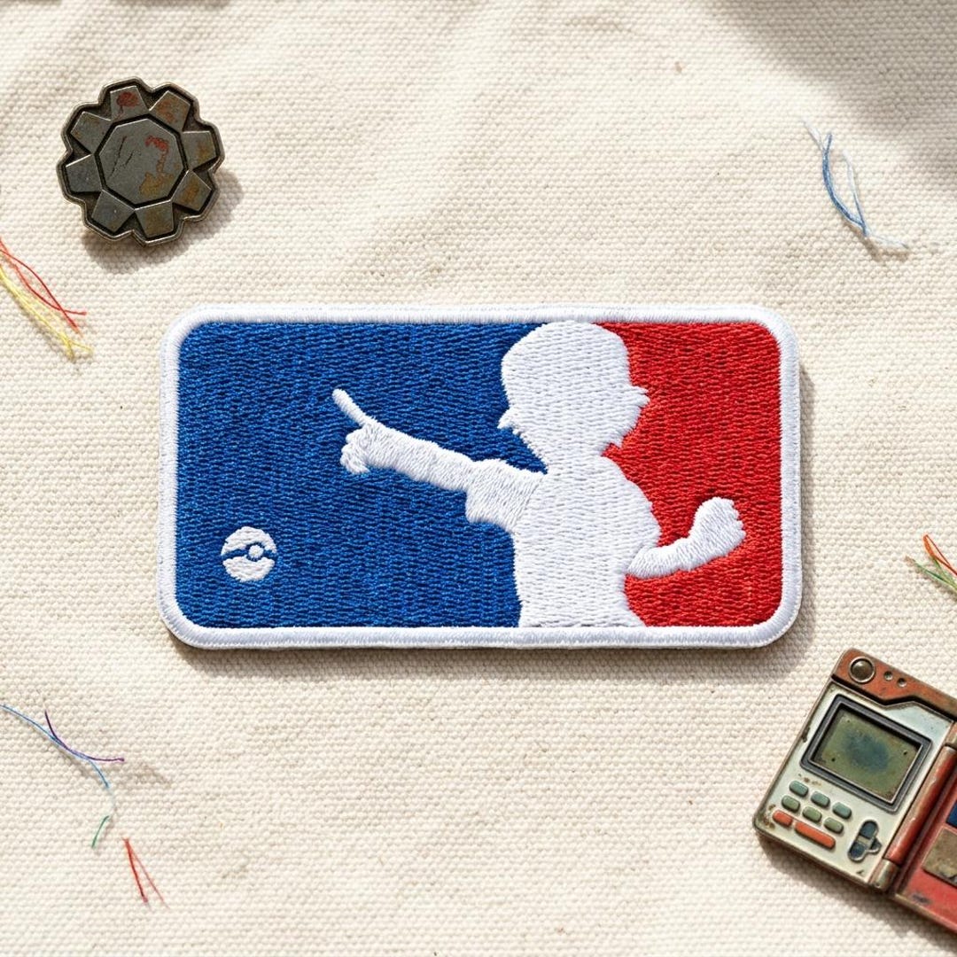 Classic Anime Trainer Embroidered Patch, Decorative Sew-on Patch for ...