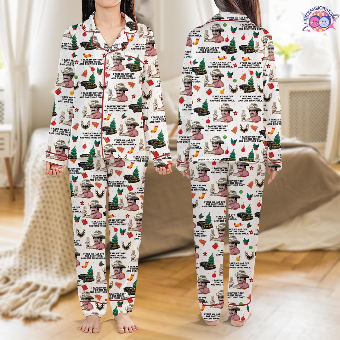Smokey and the Bandit Christmas Pajamas Set, Merry Christmas Too All ...