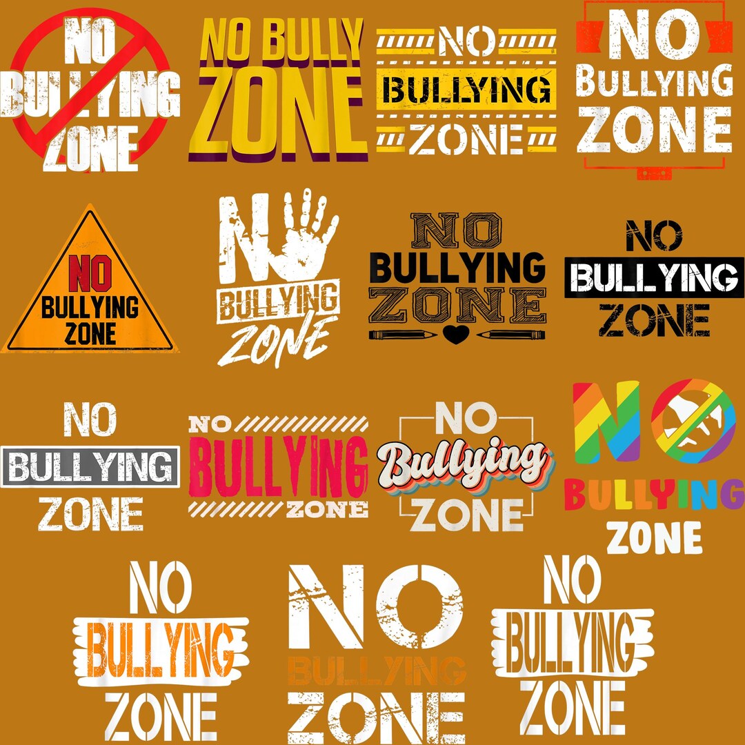 15 No Bullying Zone Designs, Be A Buddy Not A Bully Png, Stop Bullying ...
