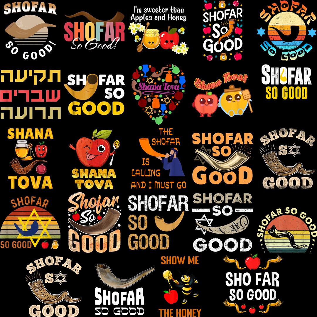 24 Shofar so Good Rosh Hashanah PNG, Funny Jewish New Year Design ...