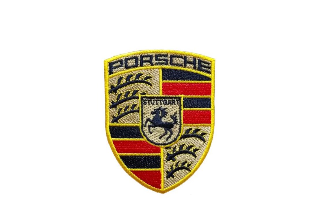 Porsche Racing Logo Embroidered Patch - Iron On/sew On - Etsy