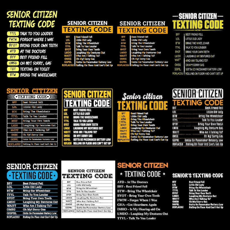 Seniors Text Code Tshirt - Etsy