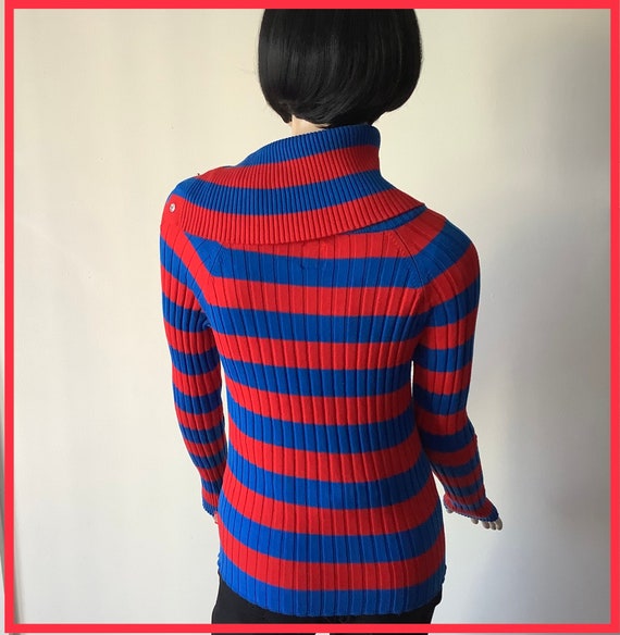 1960s Mod stripe style Miss 60s Top jumper EDiE Sedgw… - Gem