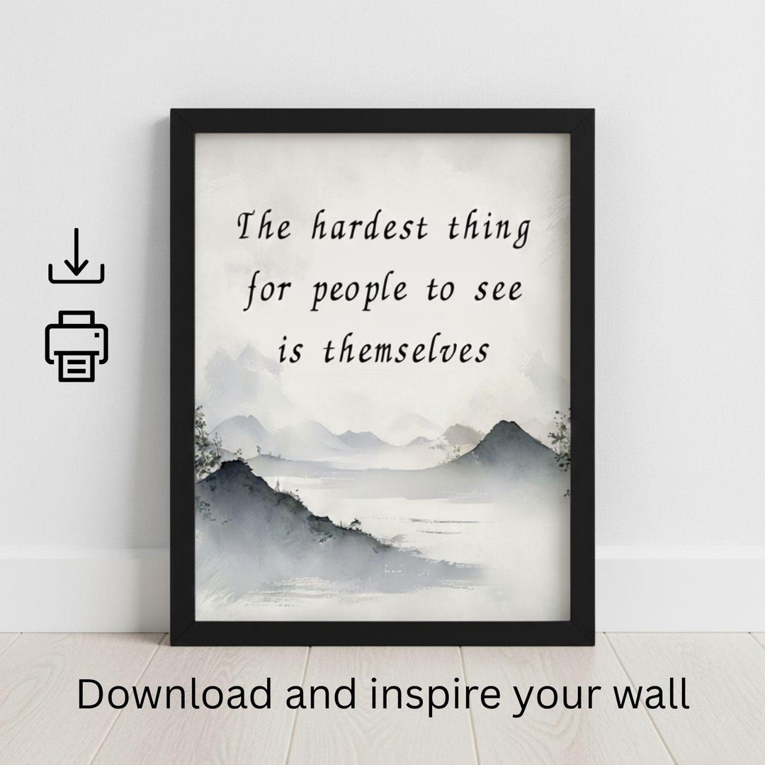 Inspirational Quote, Watercolor Painting, Printable Wall Art - Digital ...