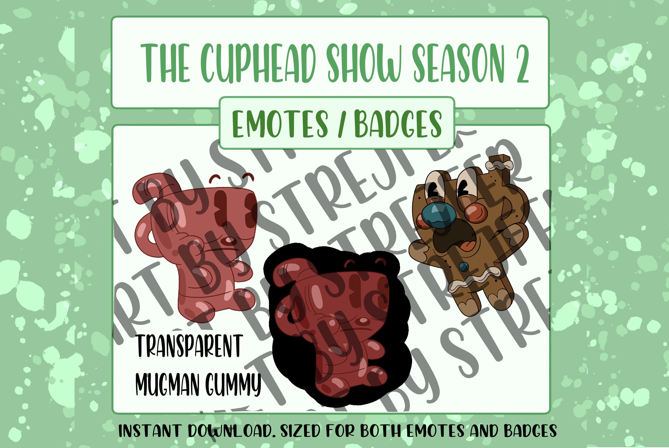 The Cuphead Show Season 2- 10 Emotes Badges for Twitch! - Etsy