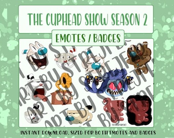 Cuphead Emotes - Etsy