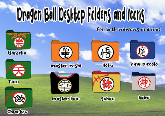 Anime Inspired Desktop Icons for Macos and Windows | Etsy