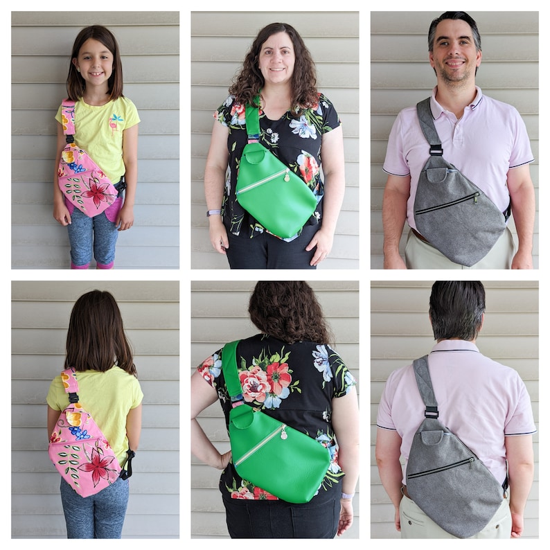 Sling Bag PDF Sewing Pattern, Slimline Sling by Toriska - Etsy