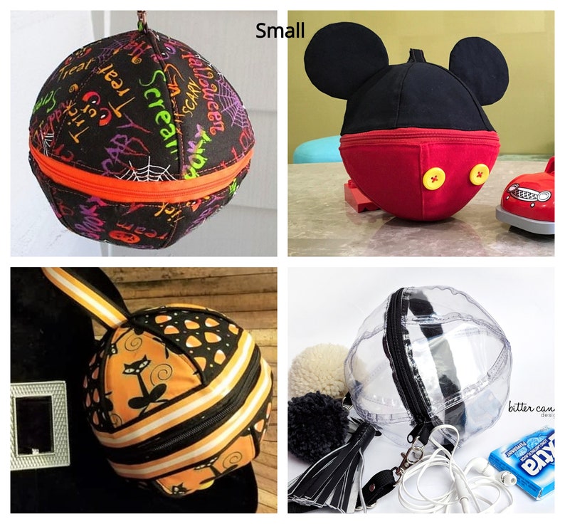 Sphere Bag PDF Sewing Pattern: 3D Ball Purse (A0, Projector File) - Etsy