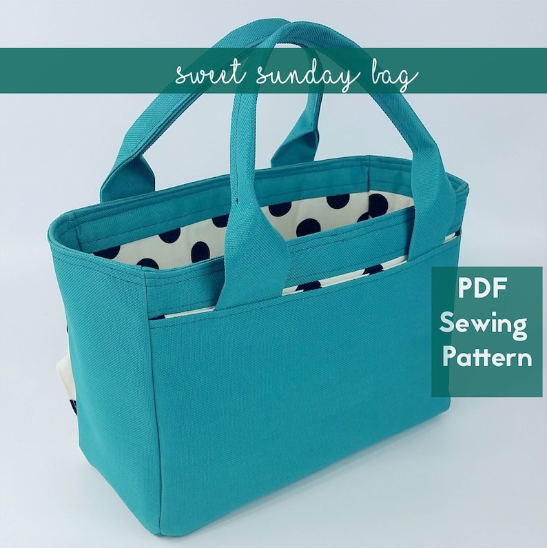 Scripture Bag Tote PDF Sewing Pattern Small Tote Bible Bag | Etsy