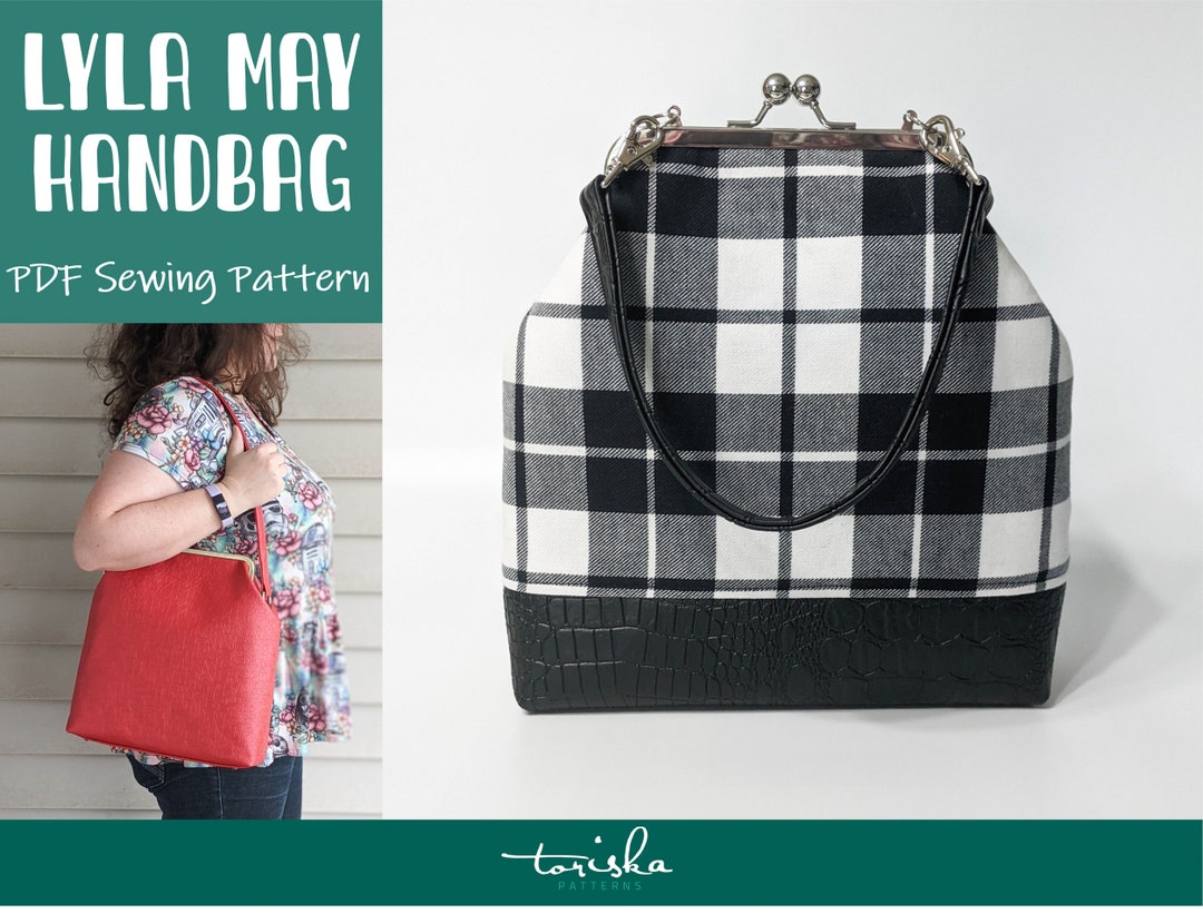 Frame Handbag PDF Sewing Pattern Vintage Style Shoulder Bag - Etsy