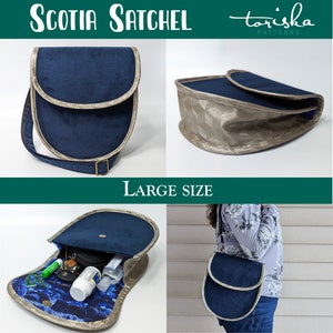 Crossbody Satchel PDF Sewing Pattern, Waist Bag, Scotia Satchel by ...