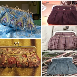 Rectangle Frame Bag PDF Sewing Pattern, Digital Clutch Pattern ...