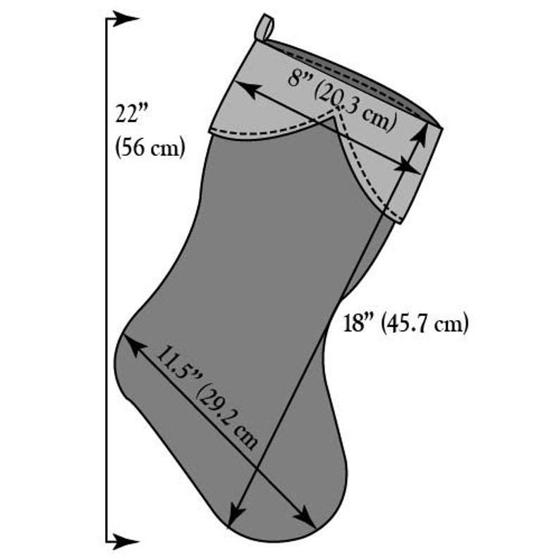 Christmas Stocking PDF Sewing Pattern Yuletide Stocking by - Etsy