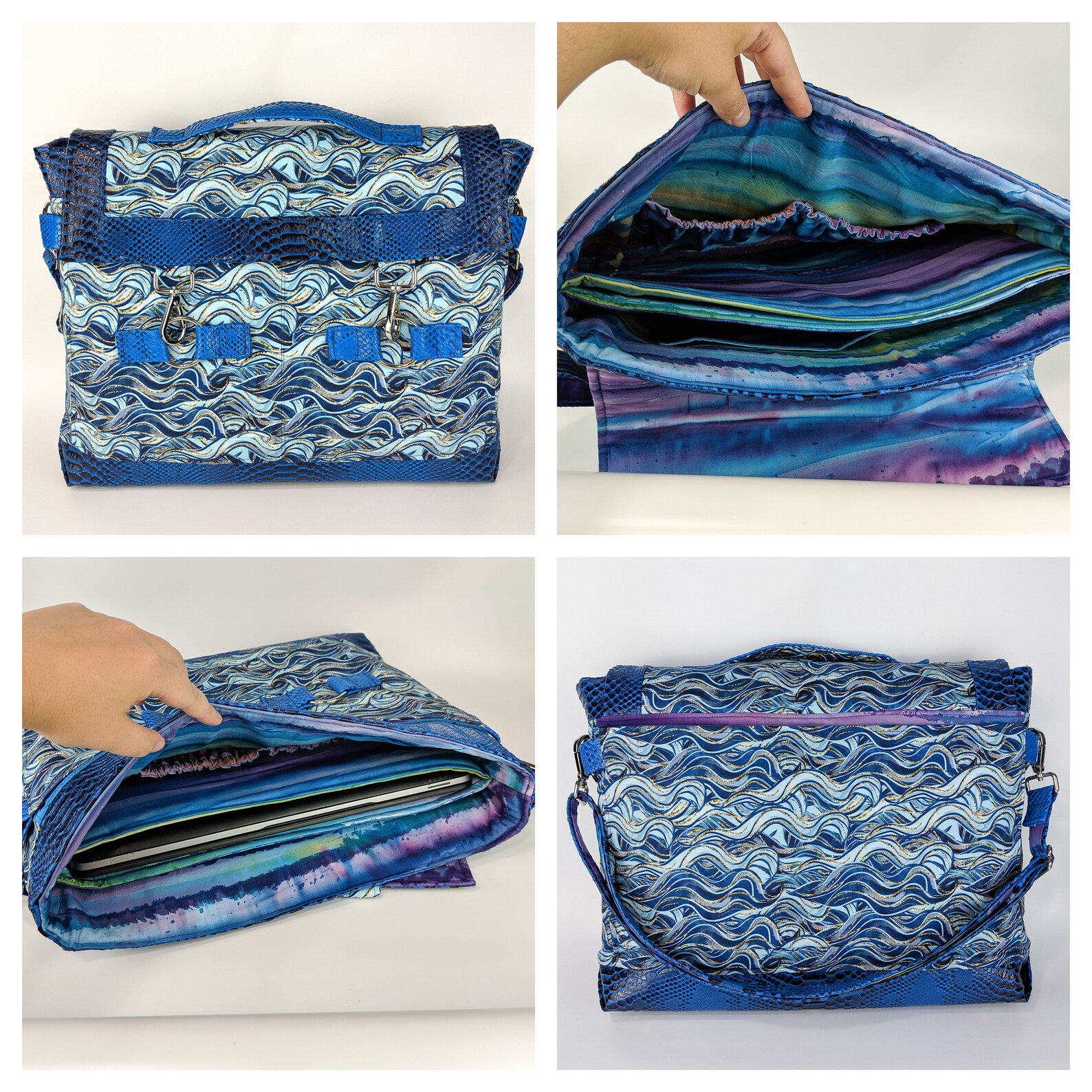 Messenger Bag Laptop Bag PDF Sewing Pattern Crossbody or - Etsy