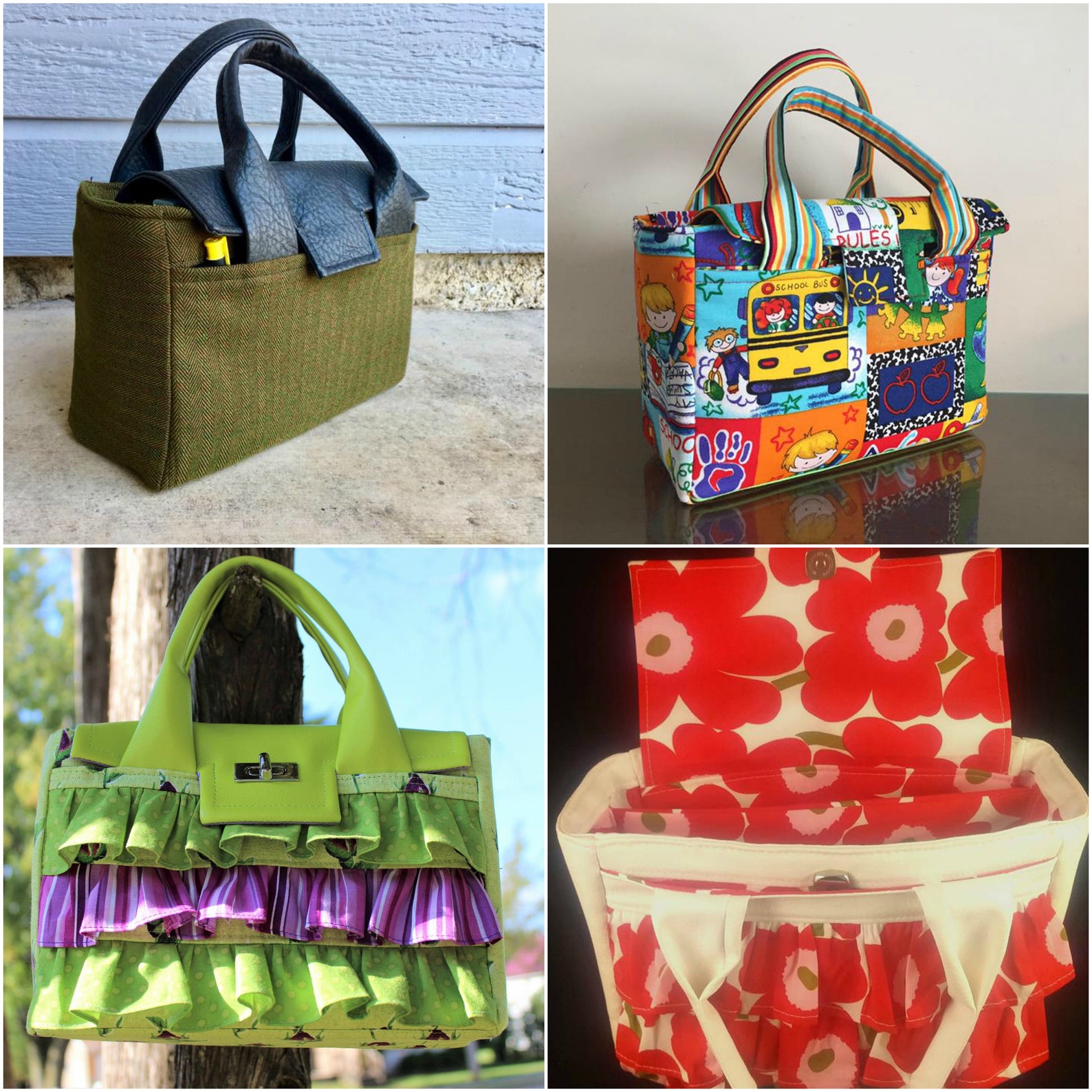 Scripture Tote Bag PDF Sewing Pattern, Kids Purse, Bible Bag, Projector ...