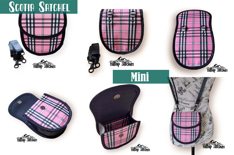 Crossbody Satchel PDF Sewing Pattern, Waist Bag, Scotia Satchel by ...