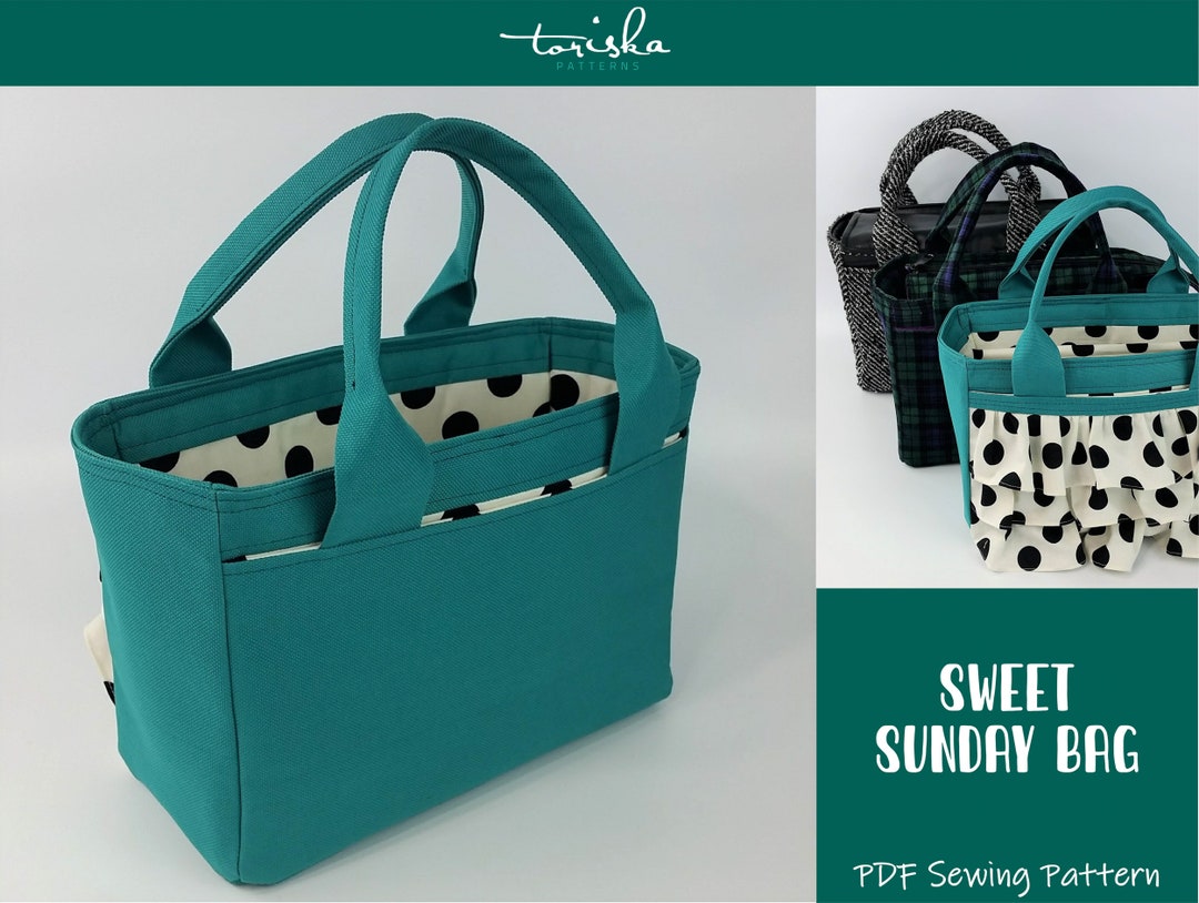 Scripture Bag Tote PDF Sewing Pattern Small Tote Bible Bag - Etsy