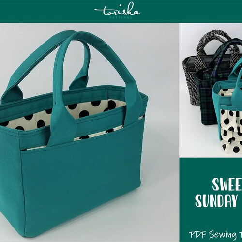 Scripture Bag Tote PDF Sewing Pattern Small Tote Bible Bag - Etsy