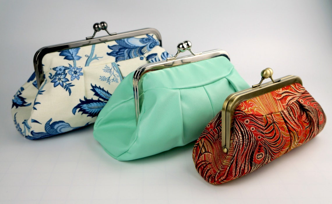 Rectangle Frame Bag PDF Sewing Pattern Digital Clutch Pattern - Etsy Canada