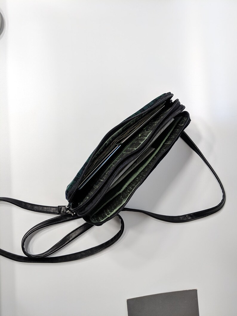 Crossbody Wallet, Double Zipper Wallet PDF Sewing Pattern, Tablet Case ...