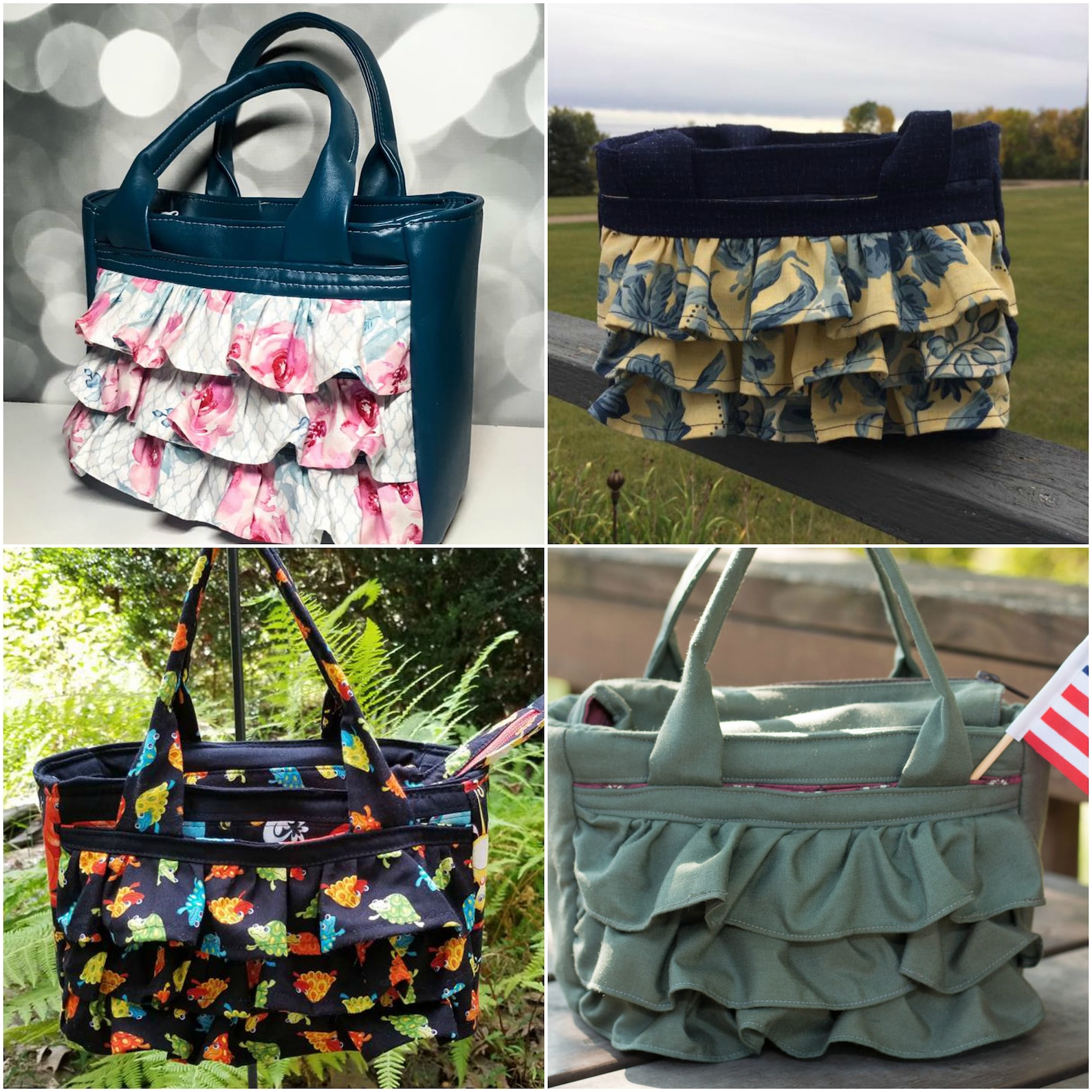 Scripture Bag Tote PDF Sewing Pattern Small Tote Bible Bag - Etsy