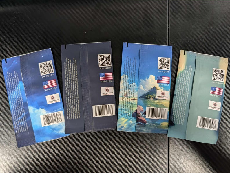 Custom Booster Pack for Card Games - Full Art and Ready to Heat Seal ...