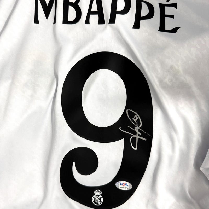 Kylian Mbappe Autograph - Etsy