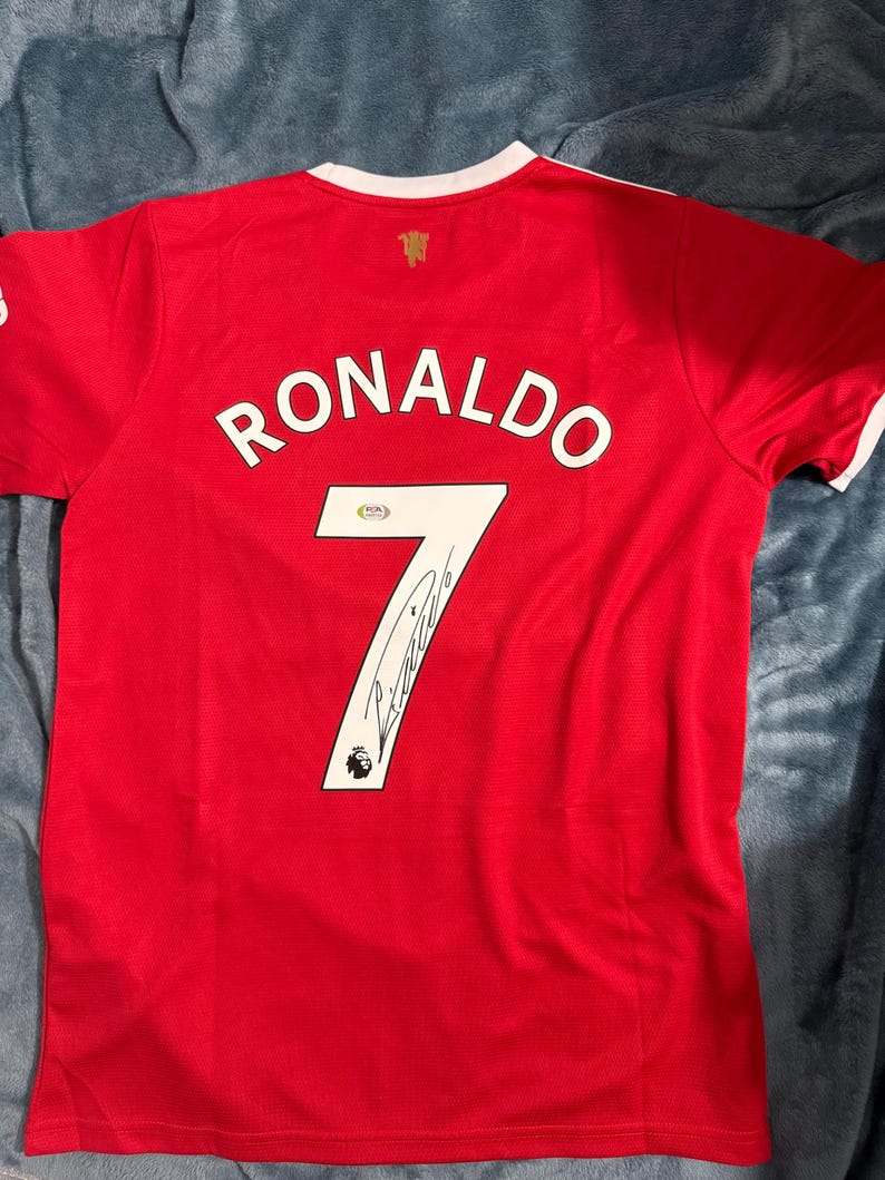 Cristiano Ronaldo PSA/DNA Signed Autographed Manchester United Jersey ...